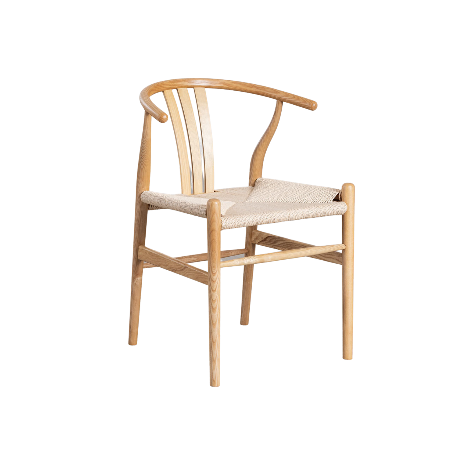 Guobos medienos kėdė UISH RETRO su ratanu Natural Wood - Follow11